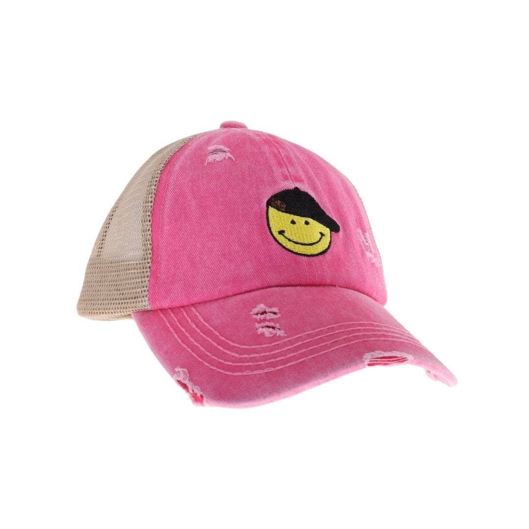 Kids Smiley Face C.C. Cap – The Southern Decorista